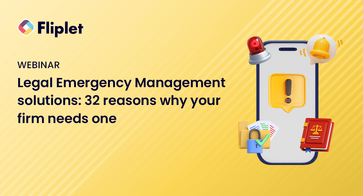 Webinar - Legal Emergency Management solutions: 32 reasons why your ...